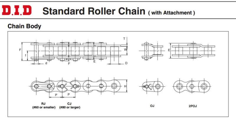 D.I.D Roller Chain — SSBR